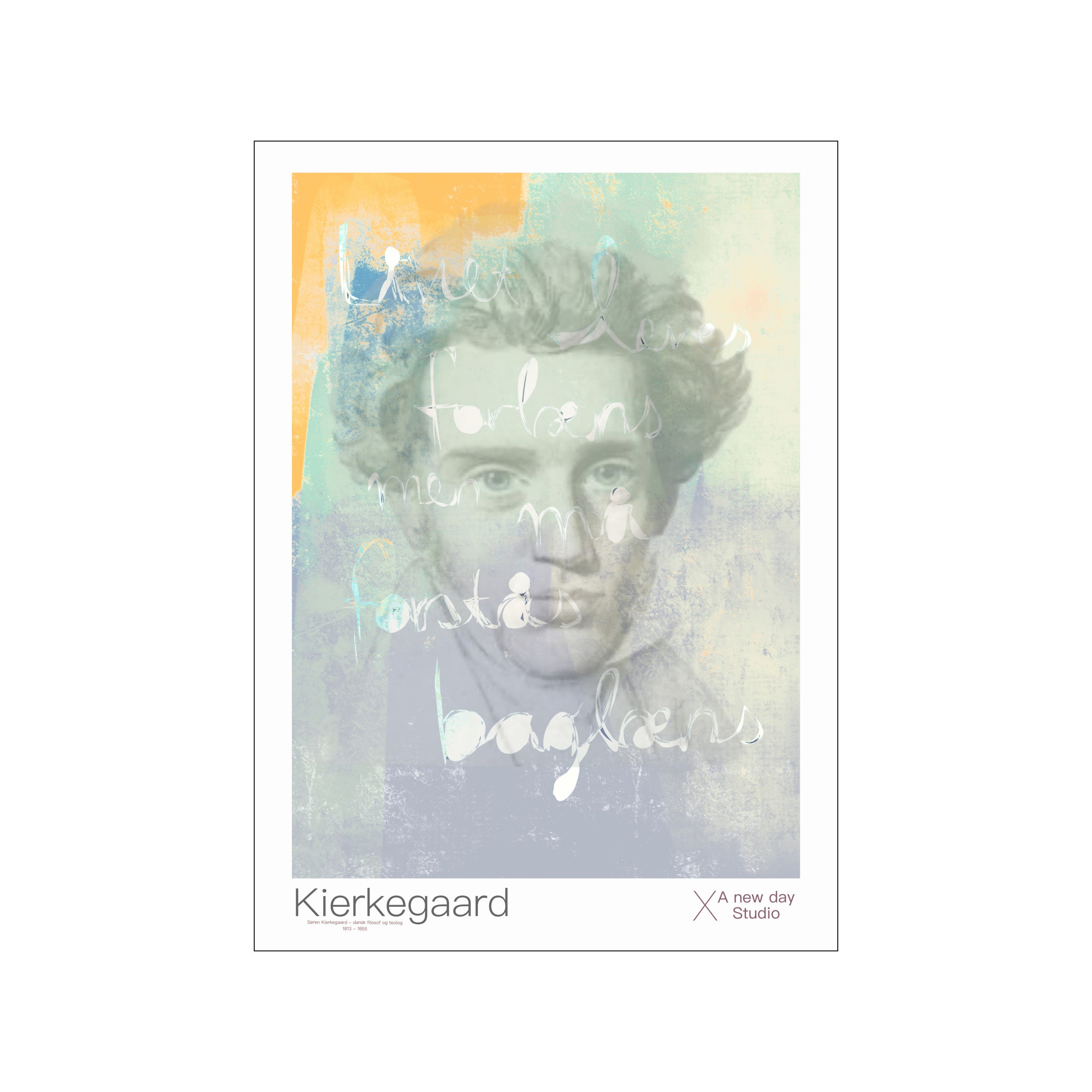 Kierkegaard citat om livet – Poster & Frame Art Group