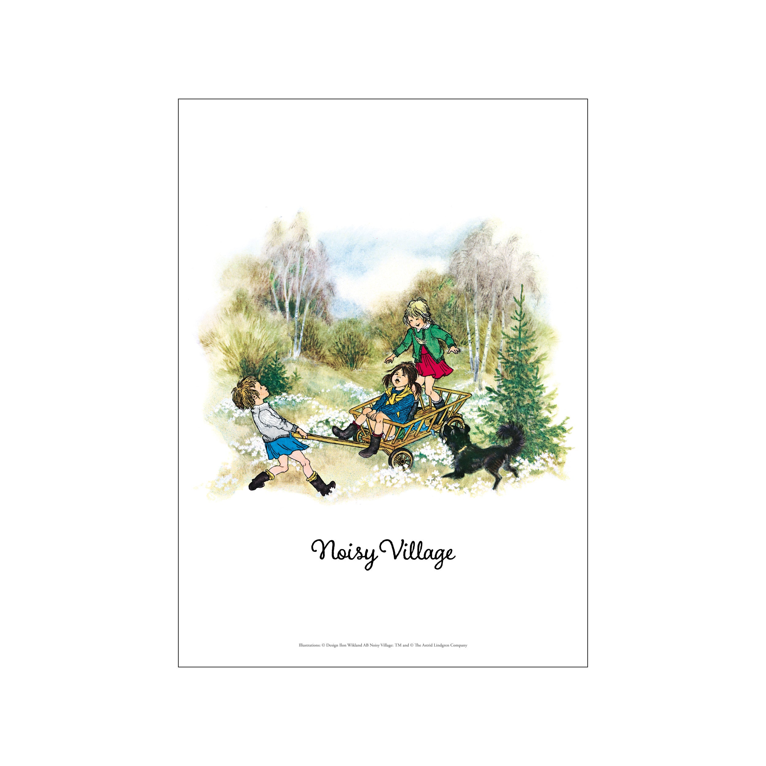 Wagon Ride – Noisy Village – Poster & Frame Art Group
