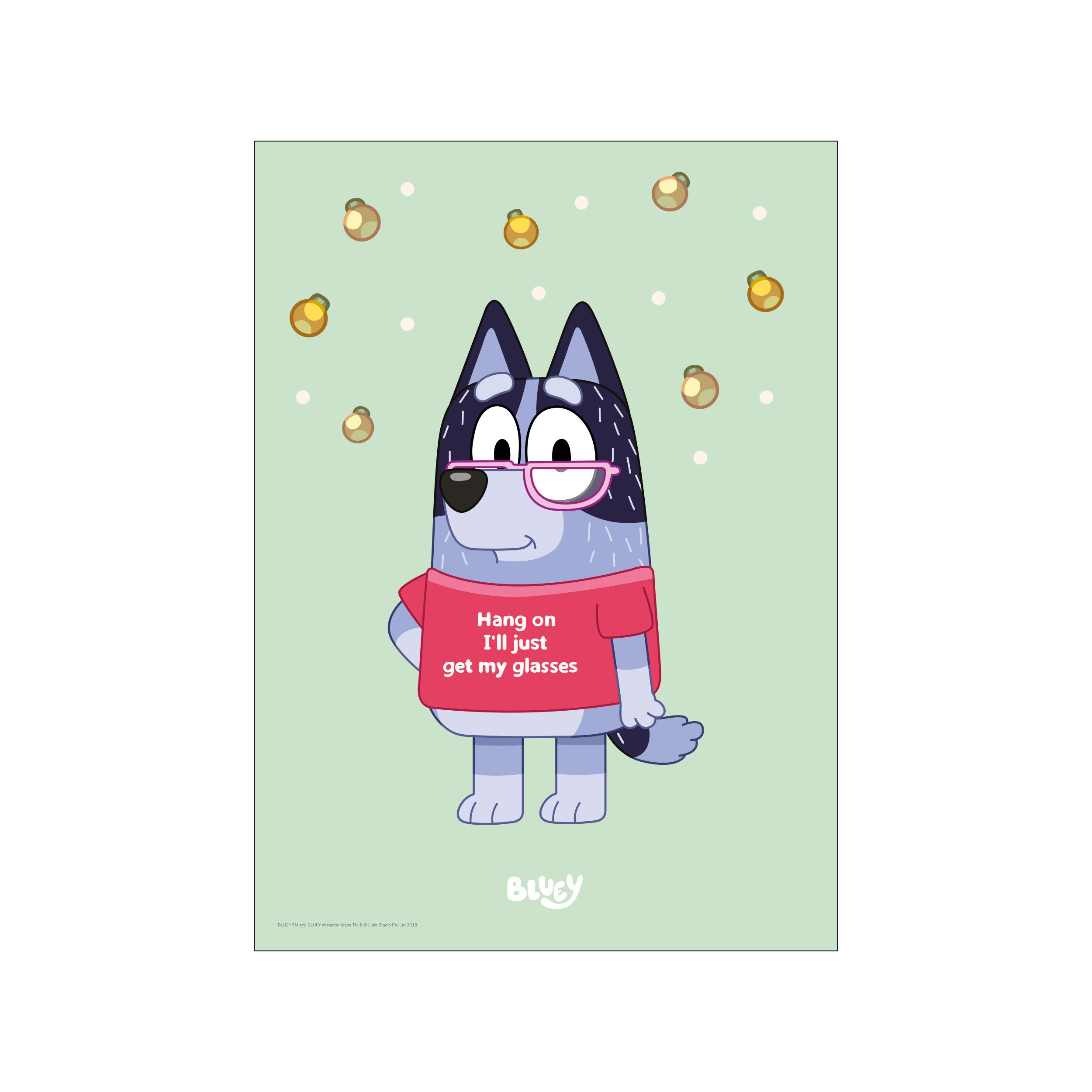 Bluey - Glasses Ready – Poster & Frame Art Group