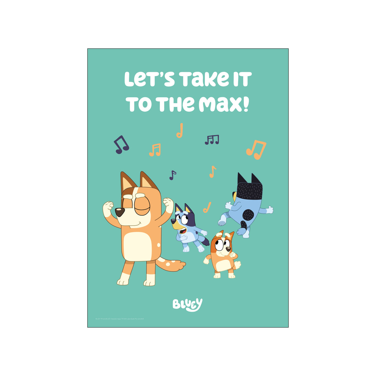Bluey - Let’s Dance – Poster & Frame Art Group