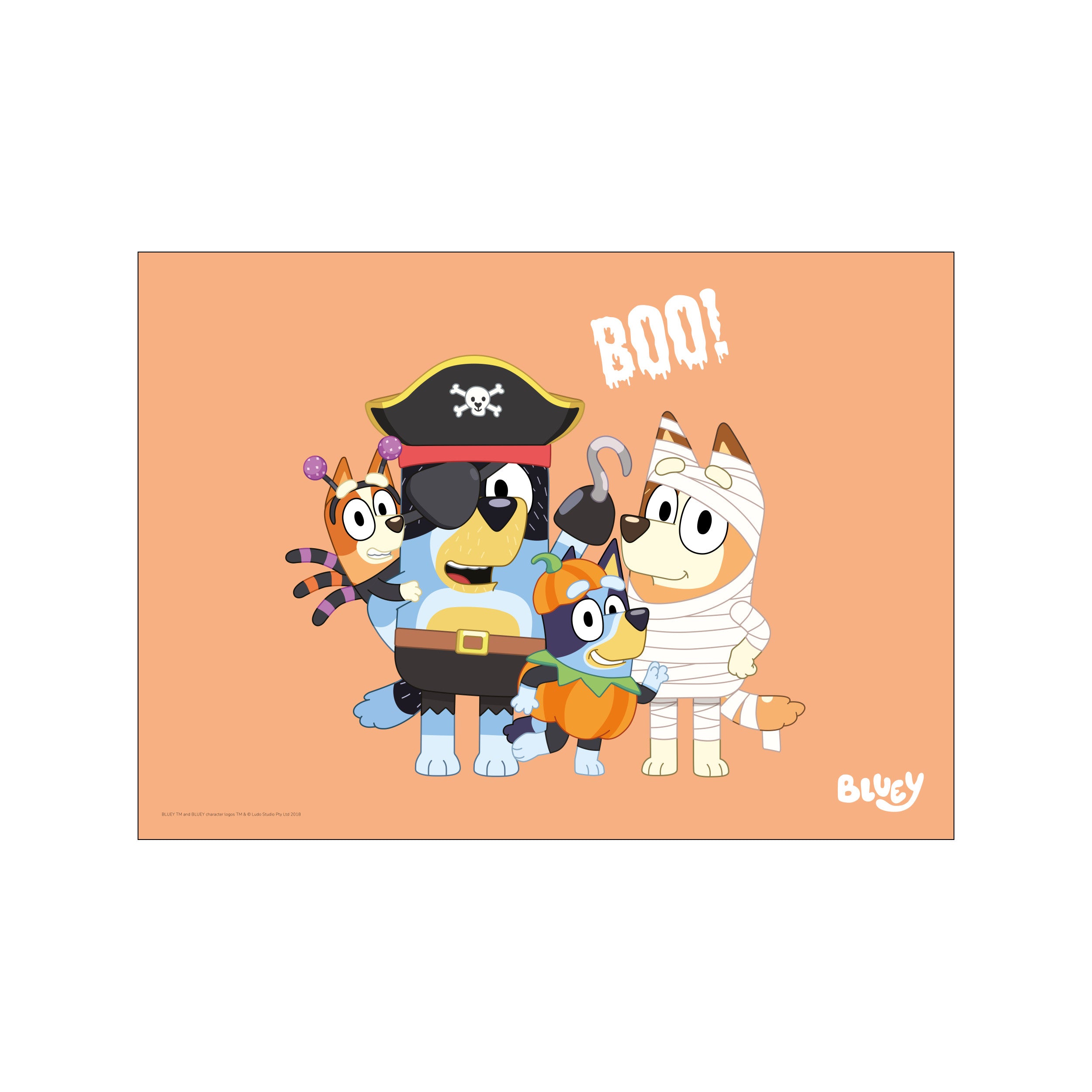 Bluey - Spooky Pirate Night – Poster & Frame Art Group