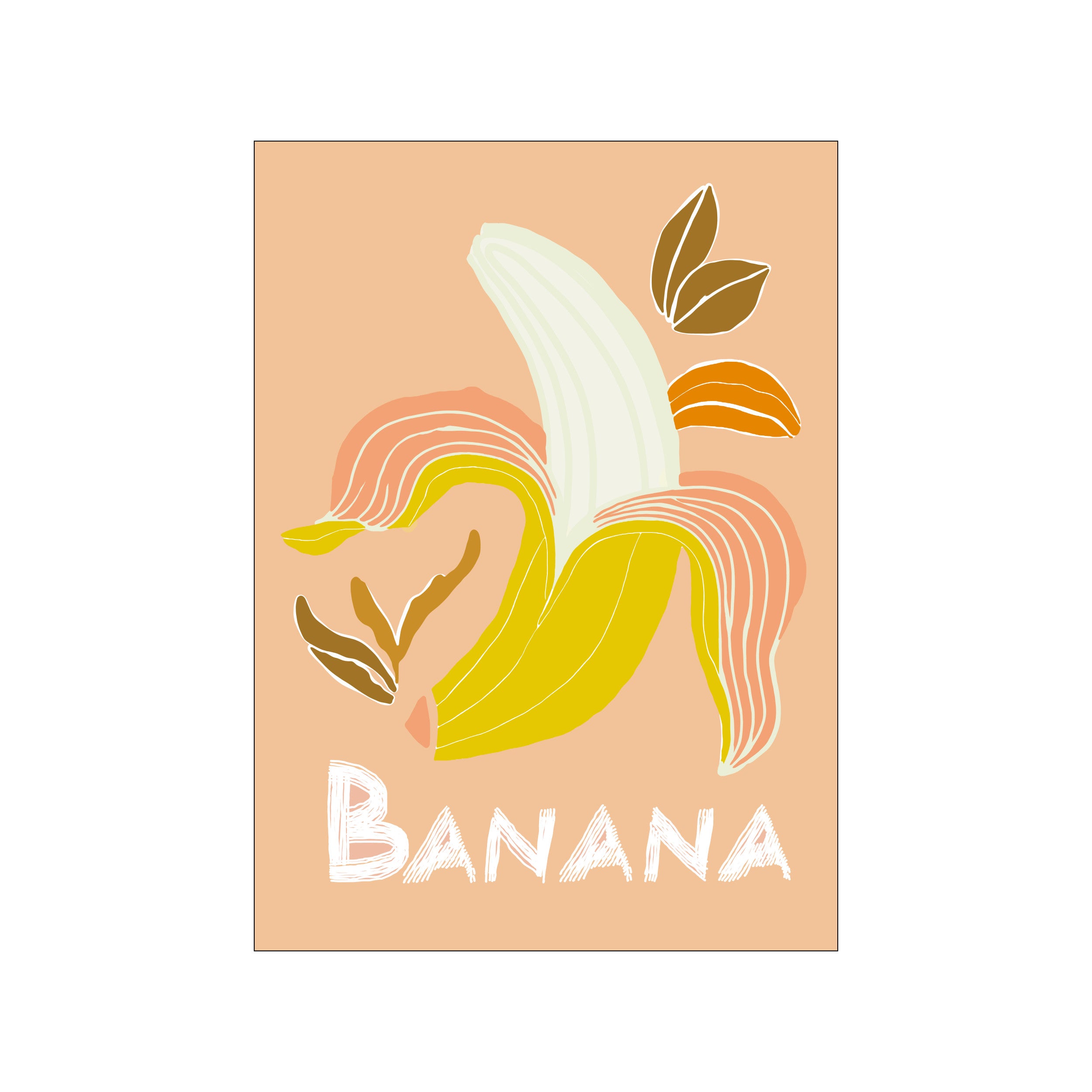 Peel Appeal (Banana) – Poster & Frame Art Group