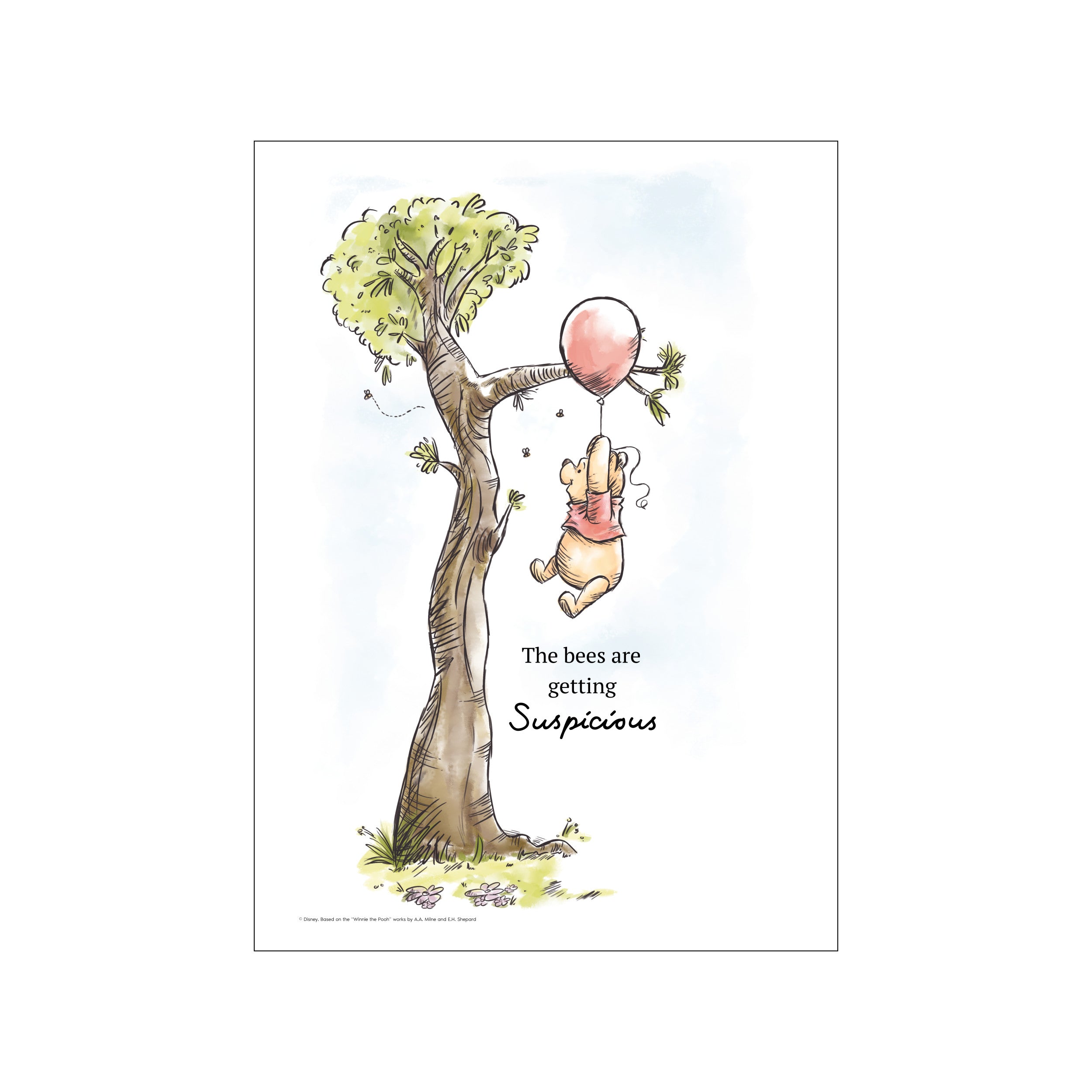 Bees Are Getting Suspicious – Poster & Frame Art Group