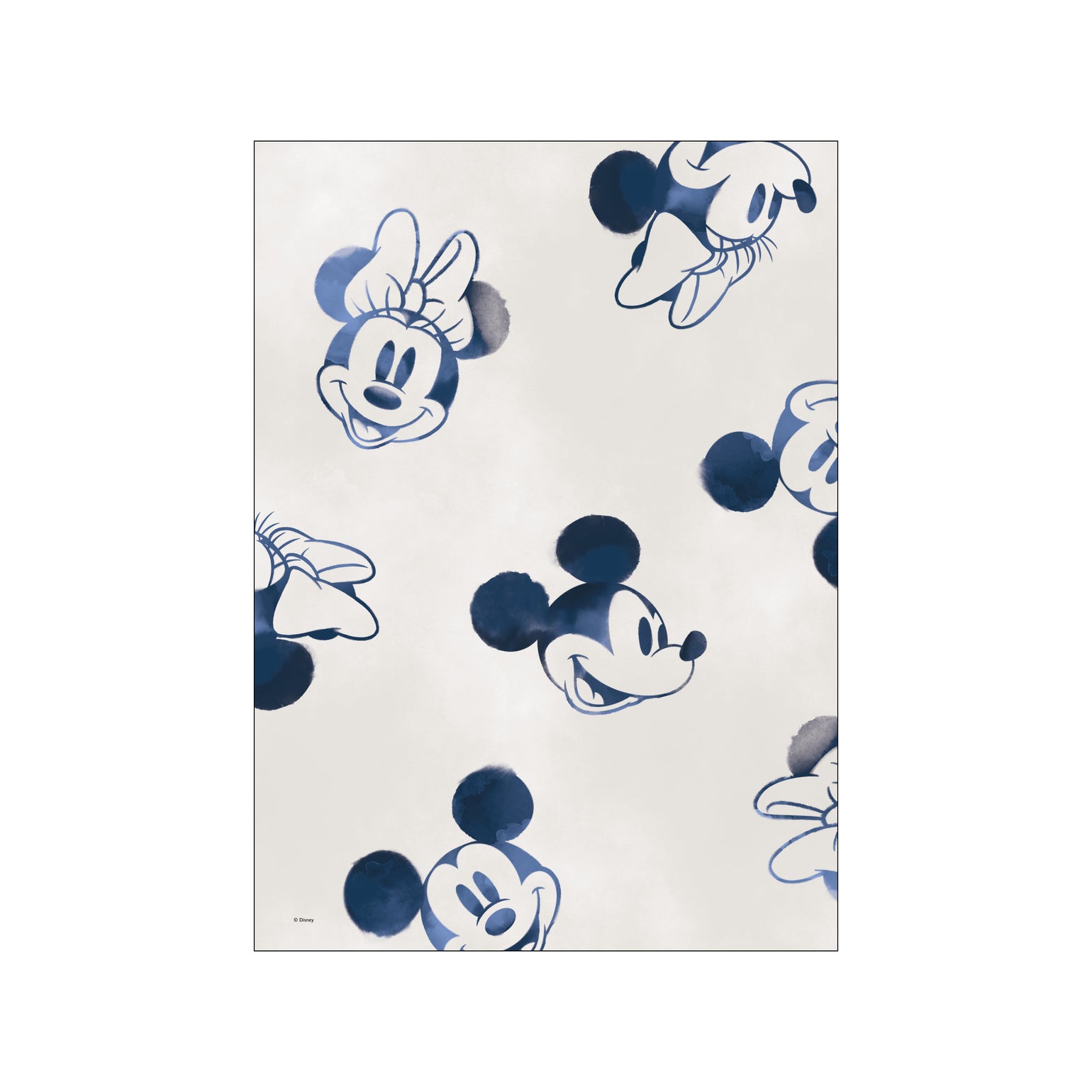 Mickey & Minnie Mouse – Floating Faces – Poster & Frame Art Group
