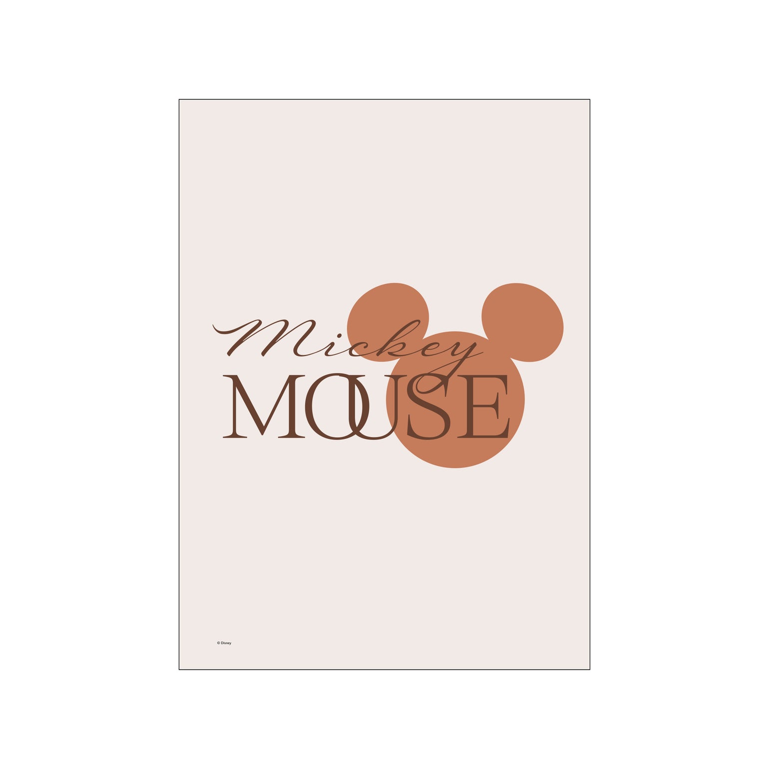 Mickey Mouse – Logo Layers – Poster & Frame Art Group