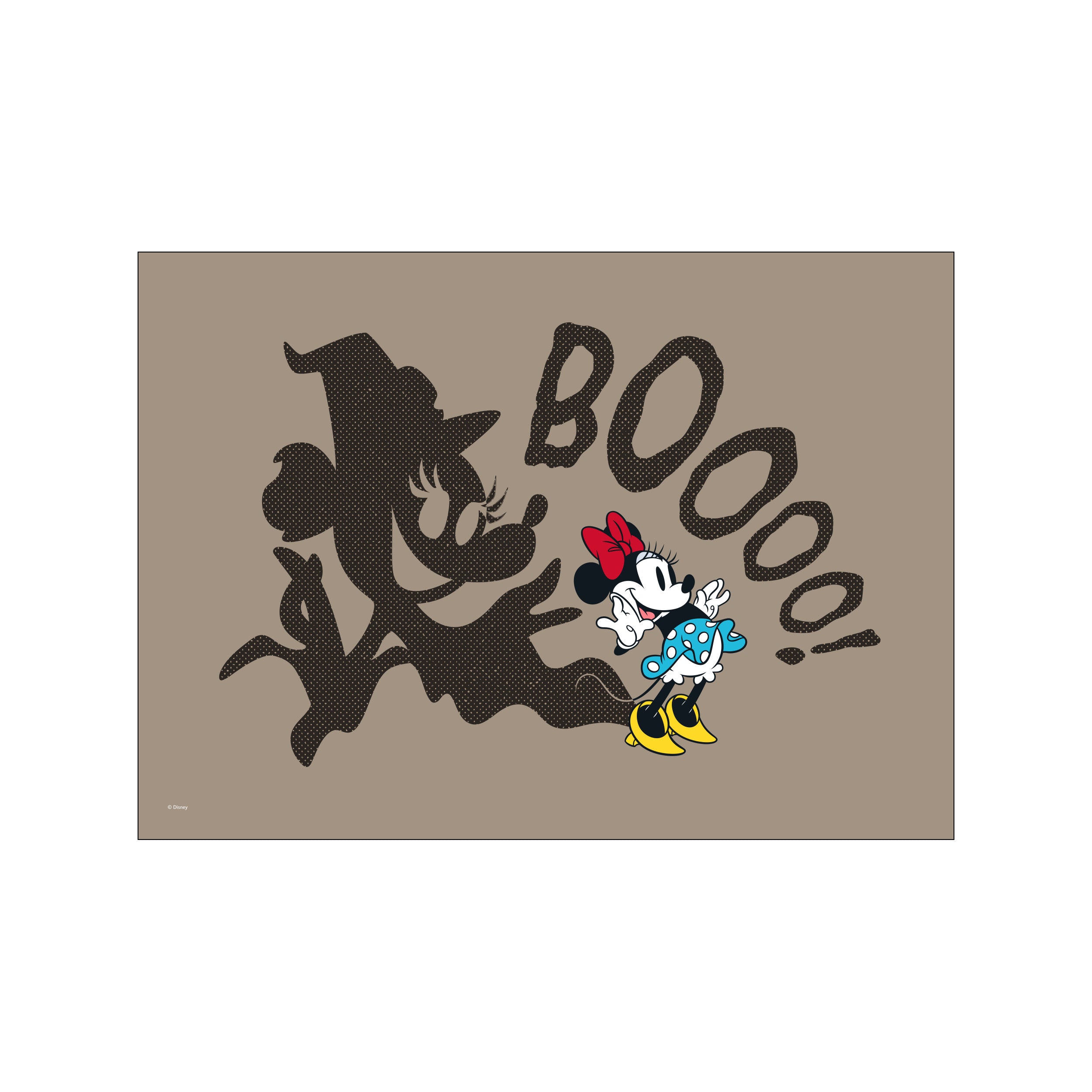 Disney - Minnie Mouse – Halloween Shadow “Boo” – Poster & Frame Art Group