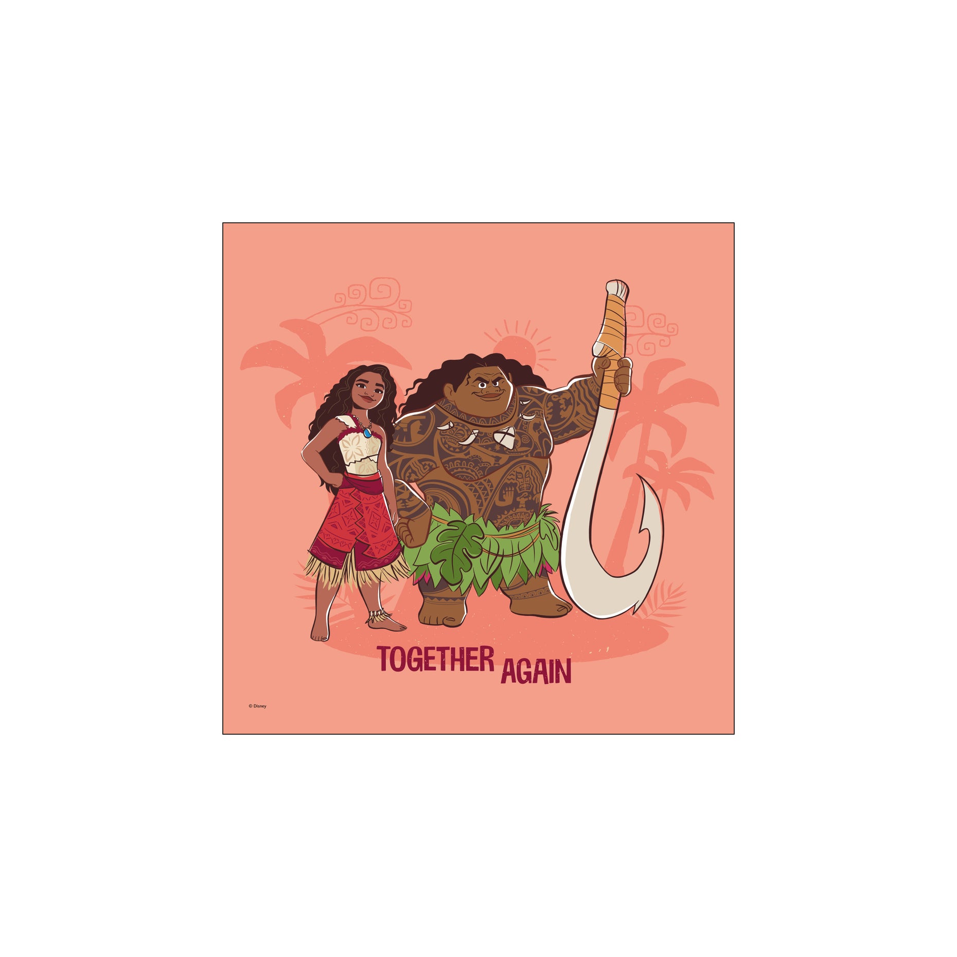 Disney - Moana and Maui Together Again – Poster & Frame Art Group