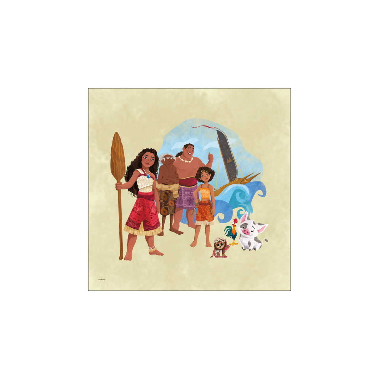 Disney - Moana With Family and Friends – Poster & Frame Art Group