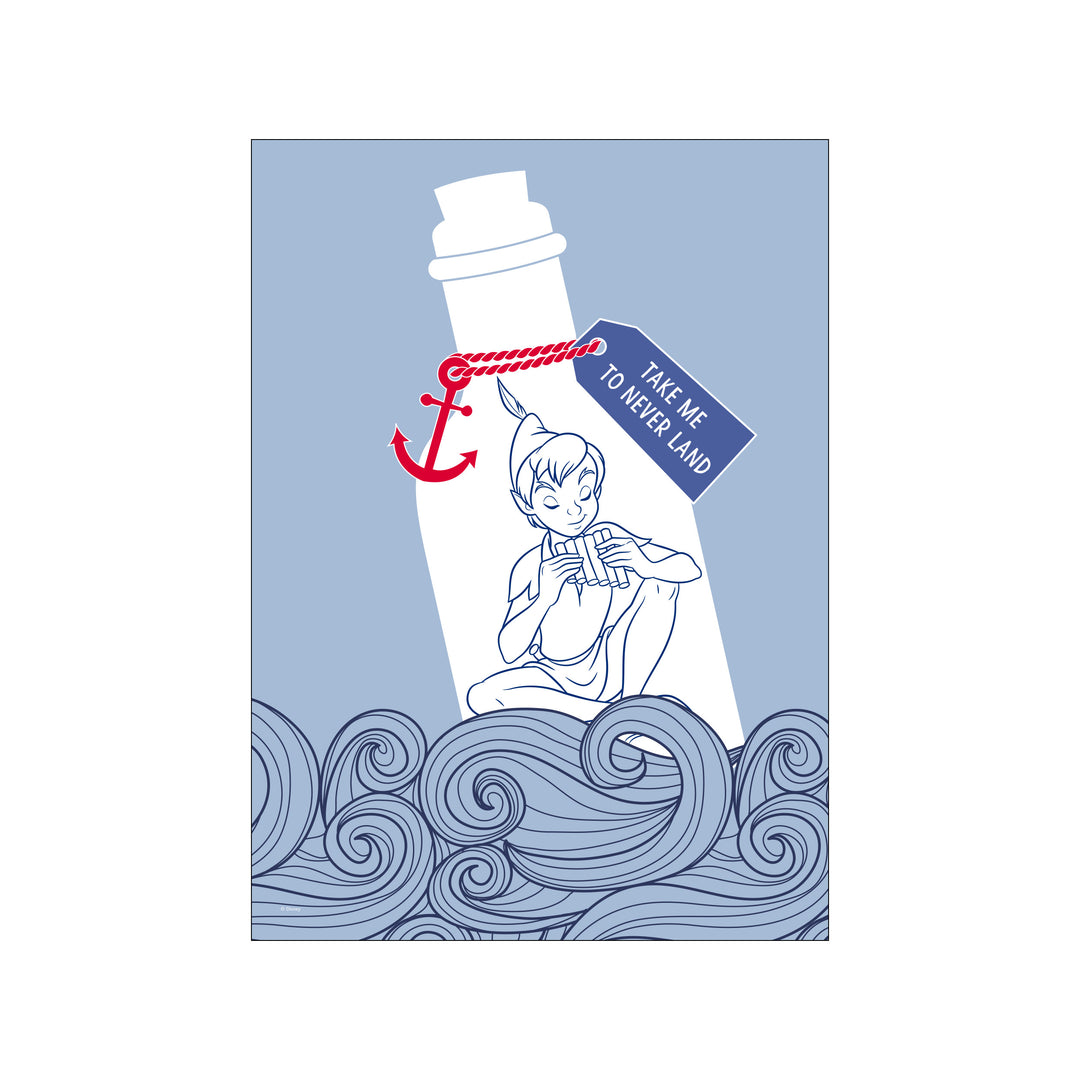 Disney - Peter Pan - Message in Bottle – Poster & Frame Art Group