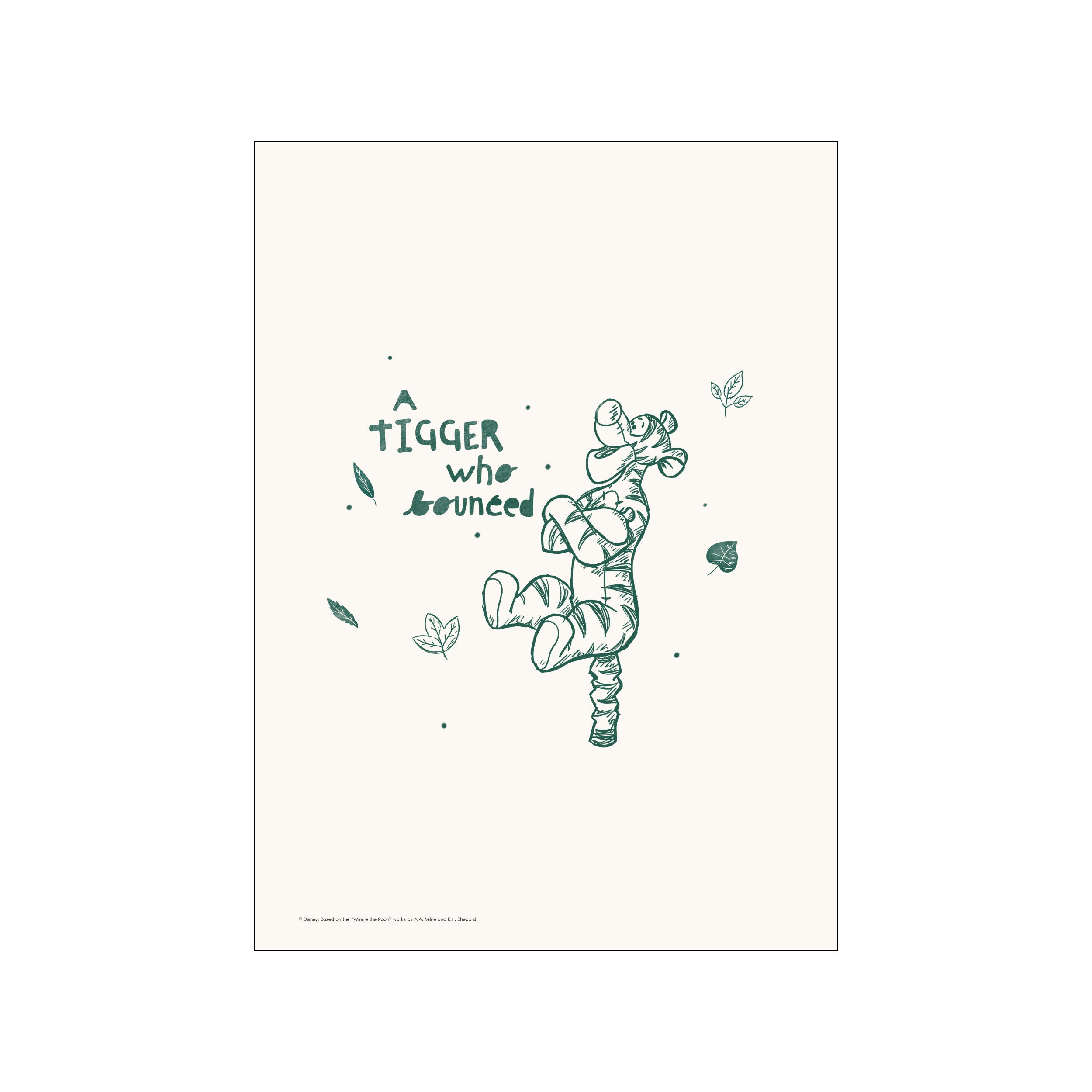 Disney's Tigger Joyful Bounce – Poster & Frame Art Group