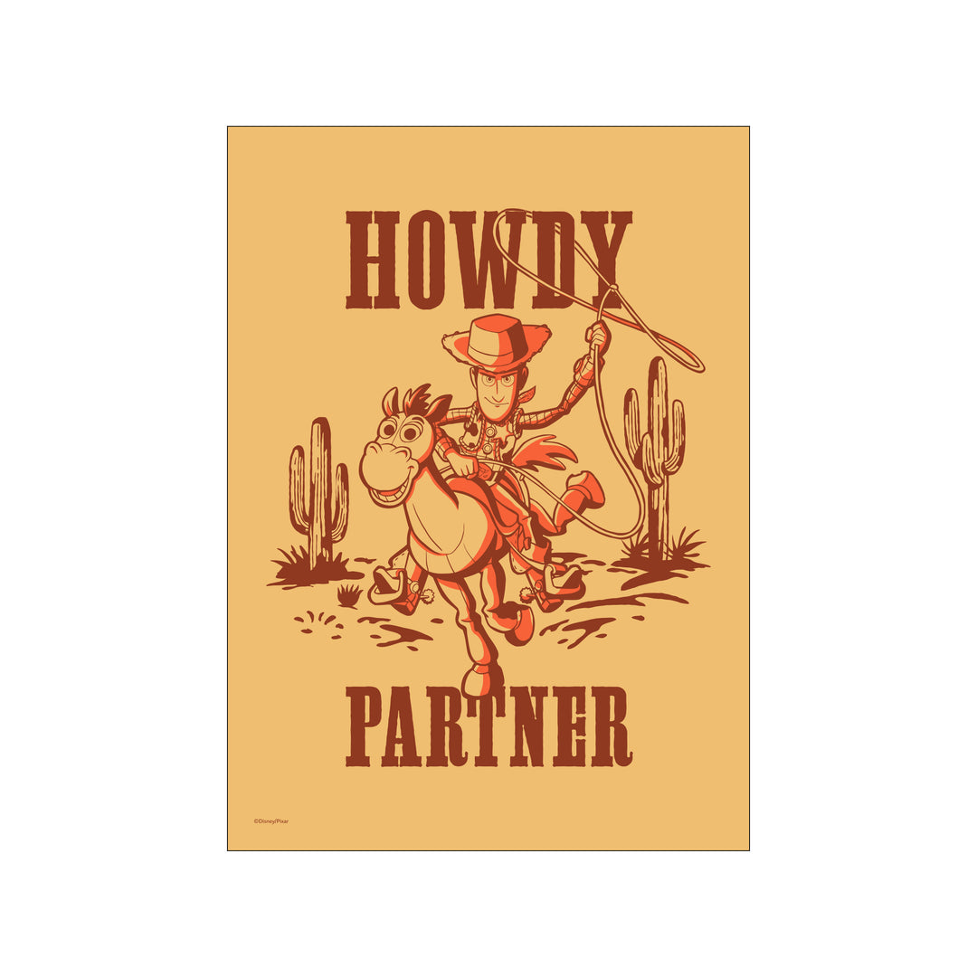 Disney – Toy Story – Woody – Howdy Partner – Poster & Frame Art Group