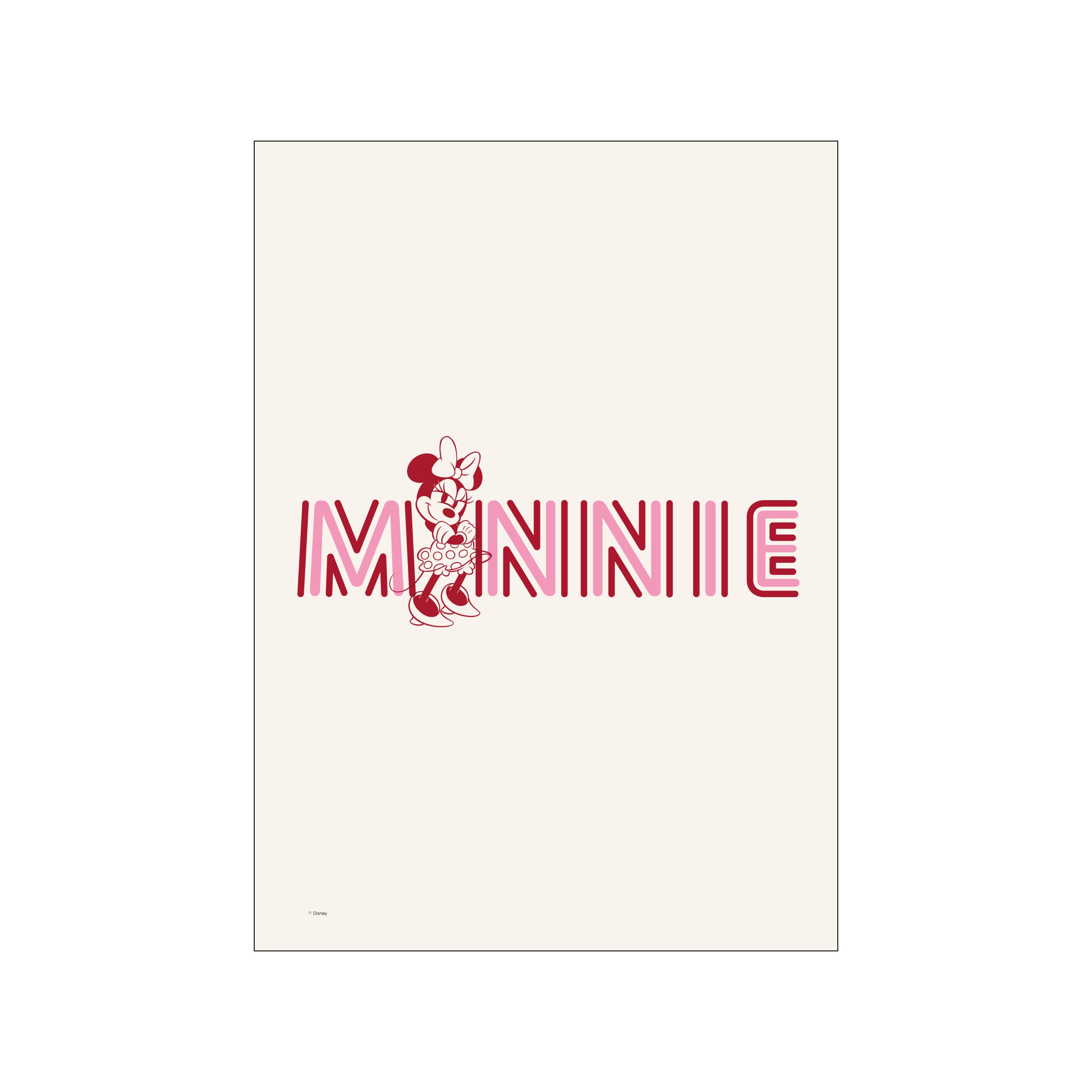 Disney - Minnie Mouse Pink Letters – Poster & Frame Art Group