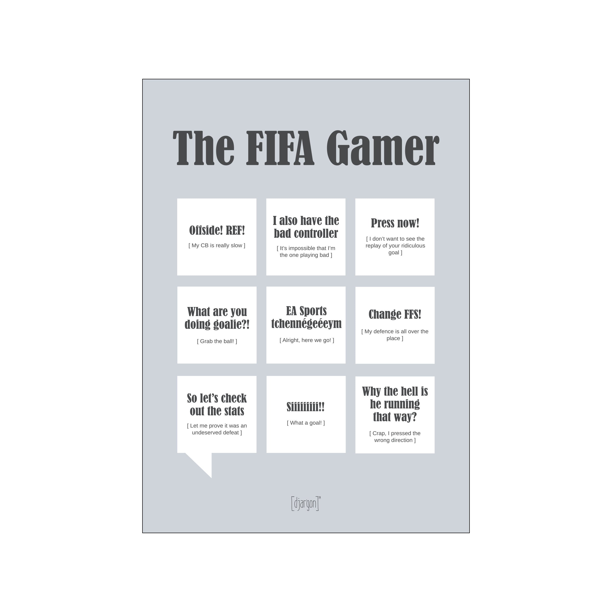 The FIFA Gamer – Poster & Frame Art Group