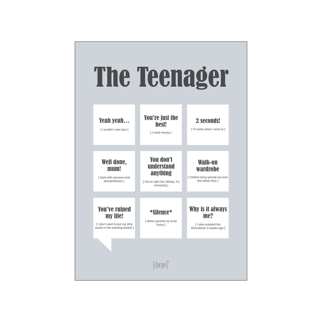 The Teenager – Poster & Frame Art Group