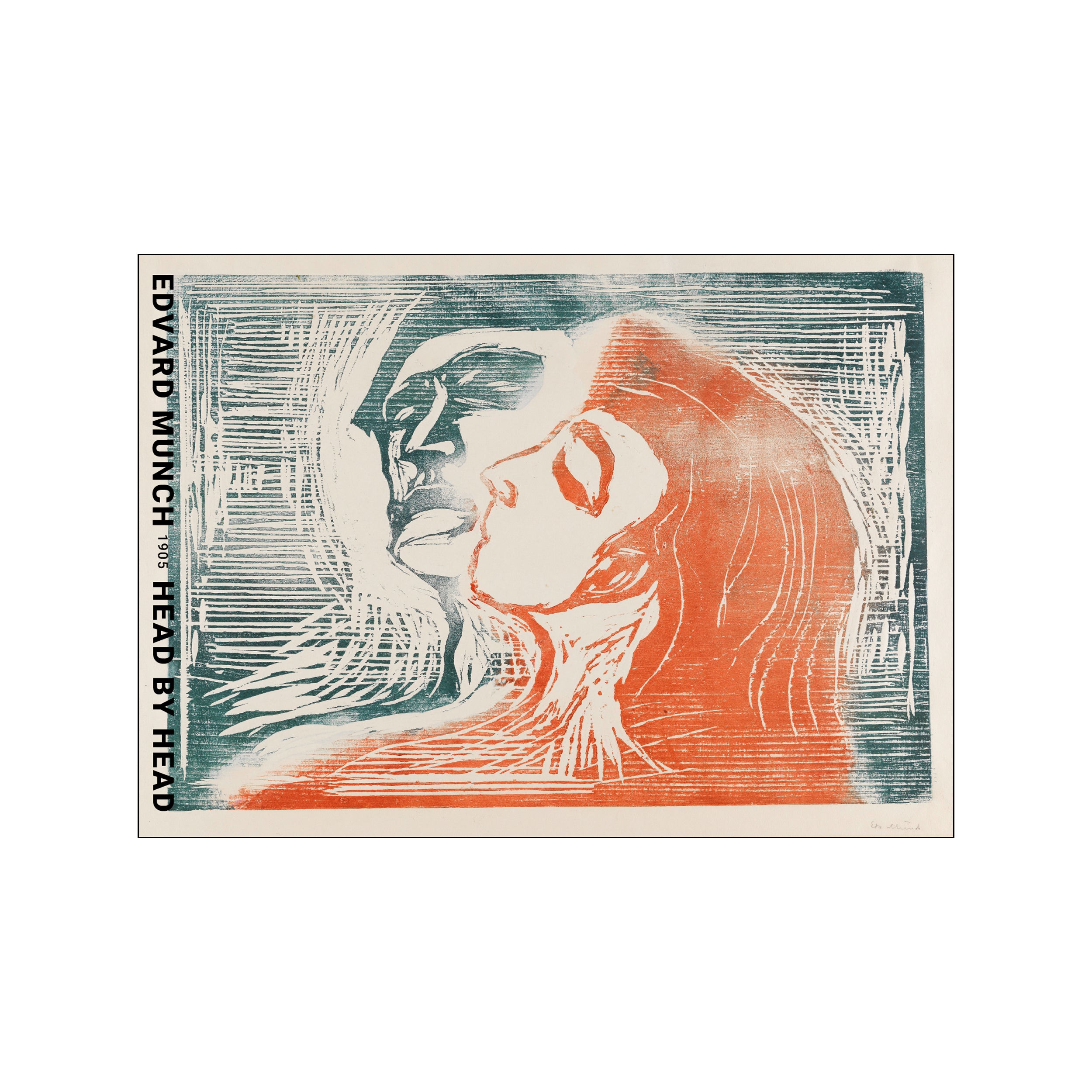 Edvard Munch "Head by Head" – Poster & Frame Art Group