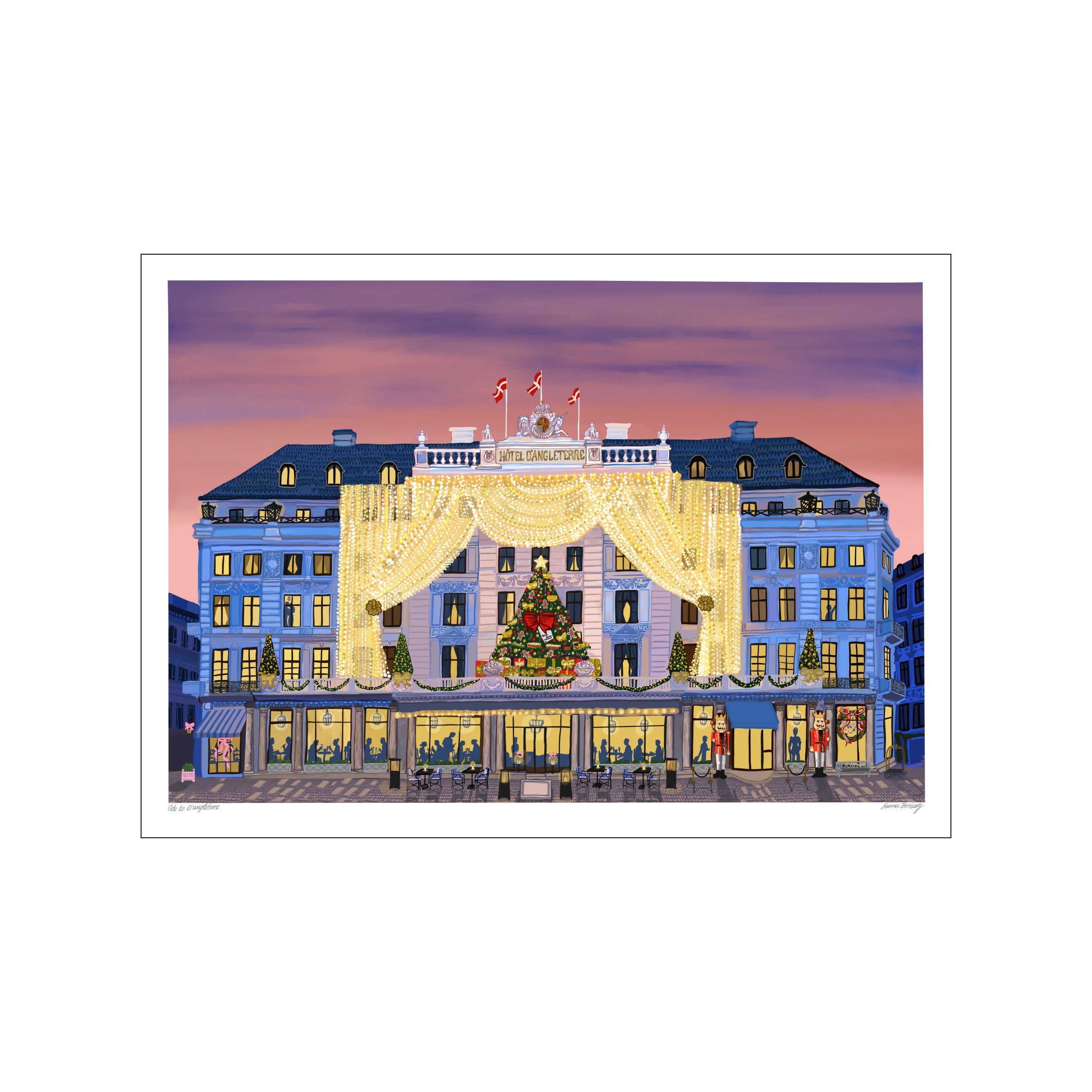 Ode to Hotel D'Angleterre – Poster & Frame Art Group