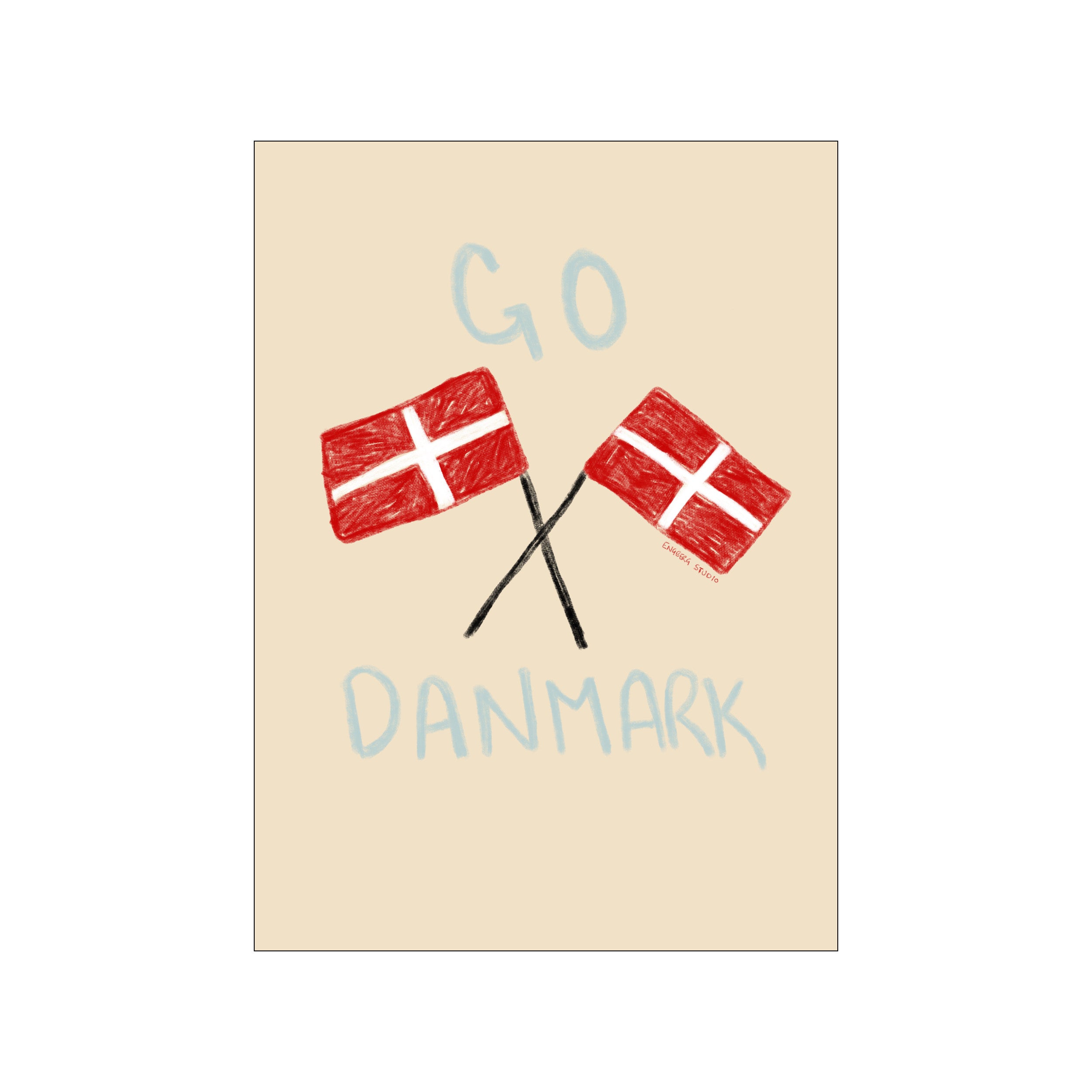Go Danmark! – Poster & Frame Art Group