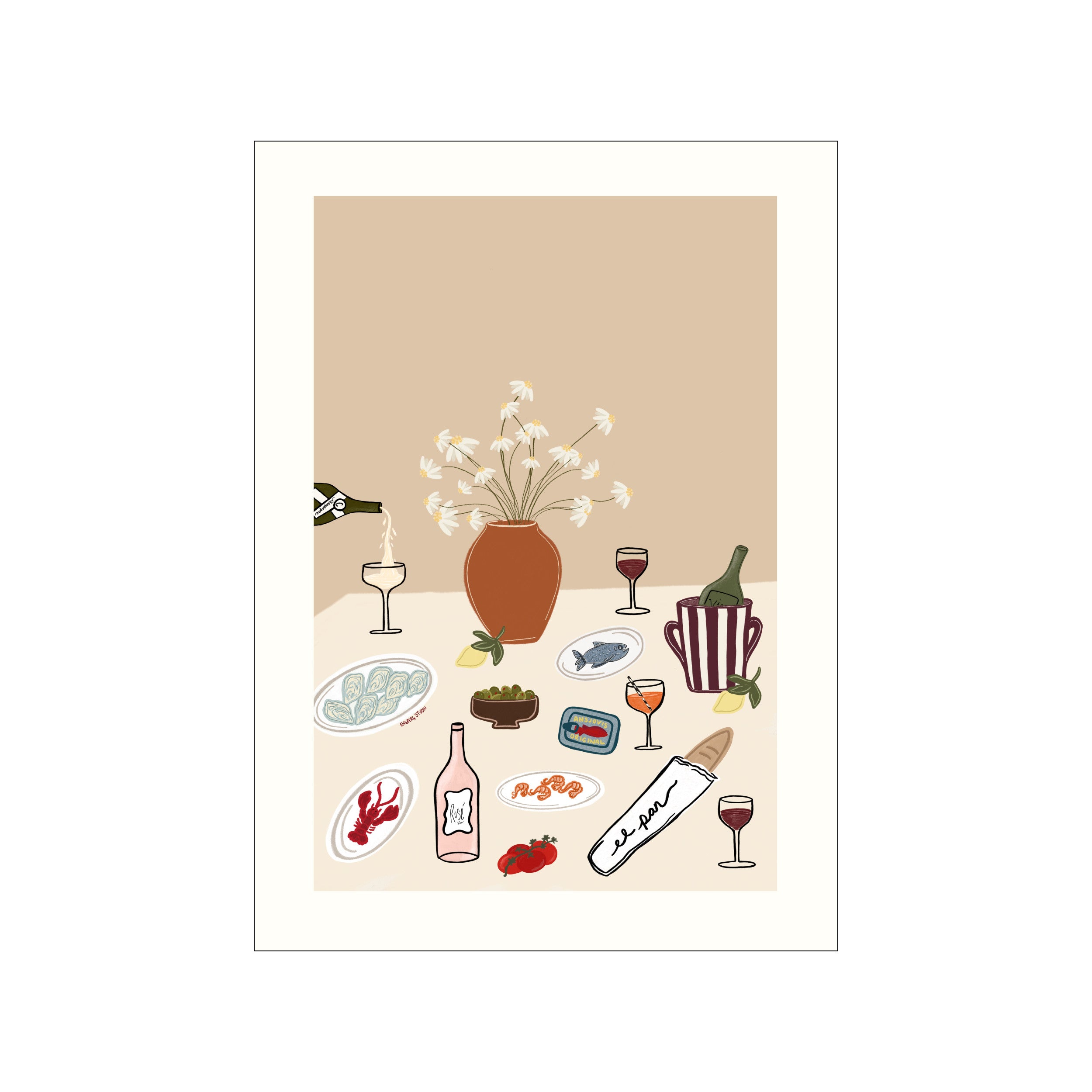 Summer Tapas – Poster & Frame Art Group