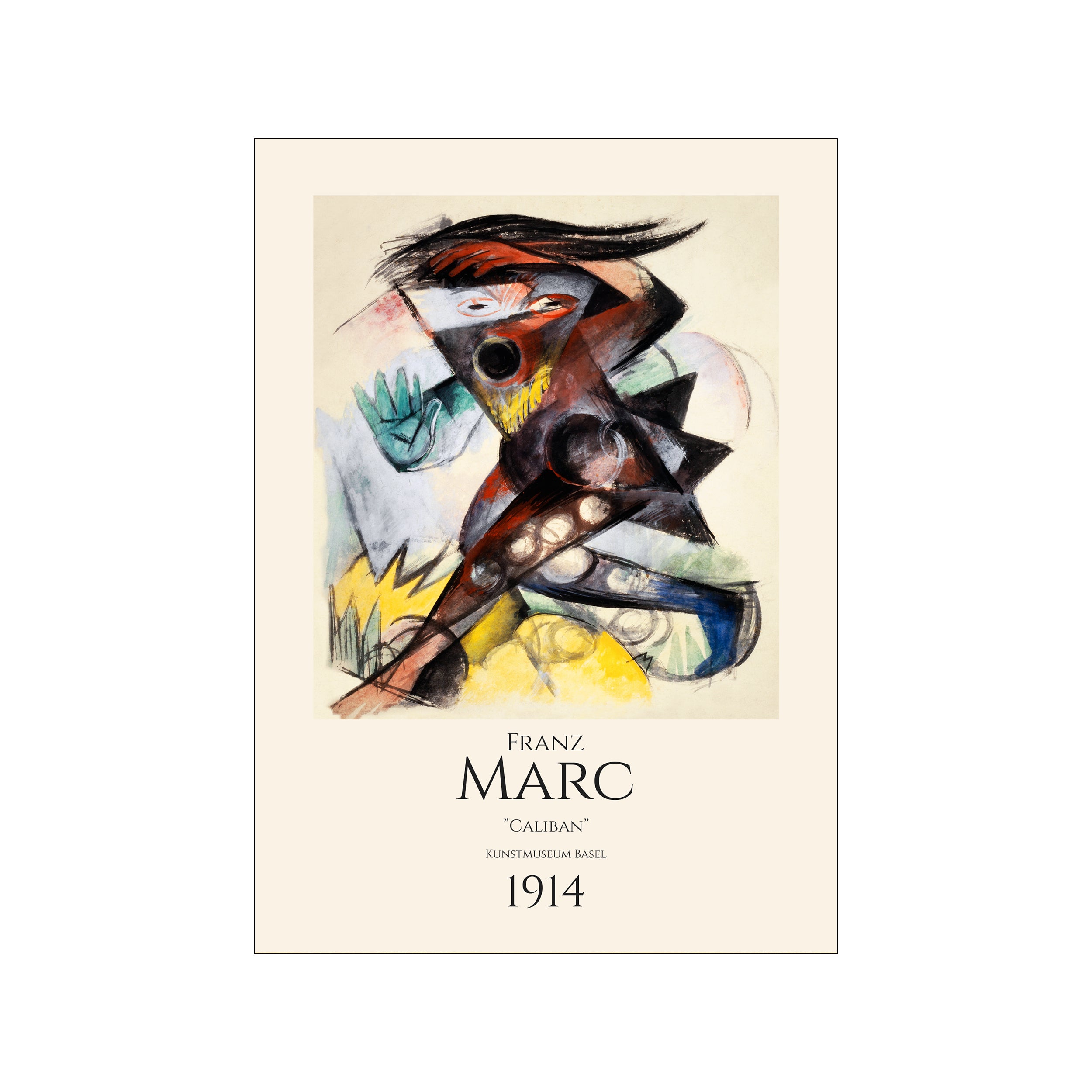 Franz Marc "Caliban" – Poster & Frame Art Group