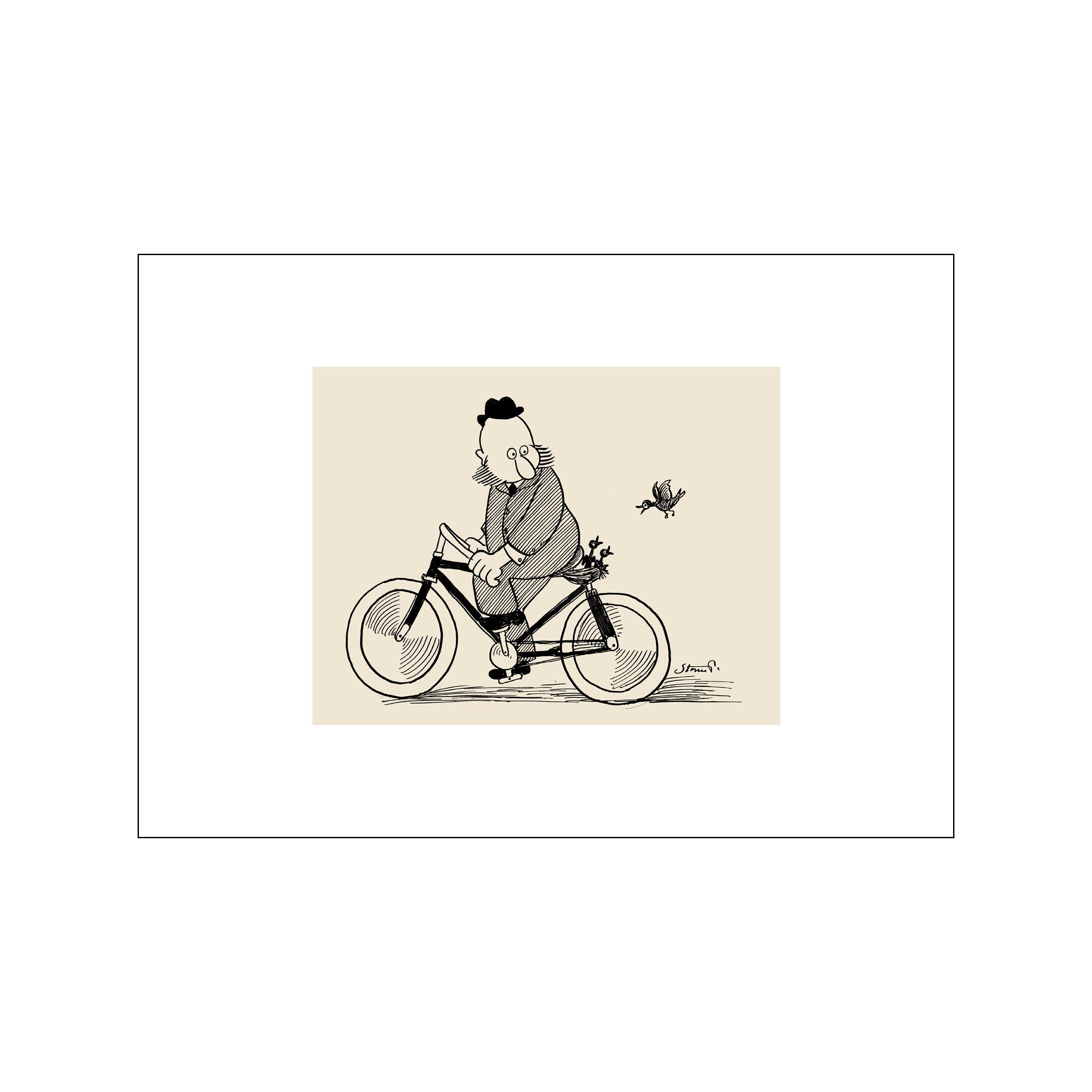 Fuglene på Cyklen – Poster & Frame Art Group