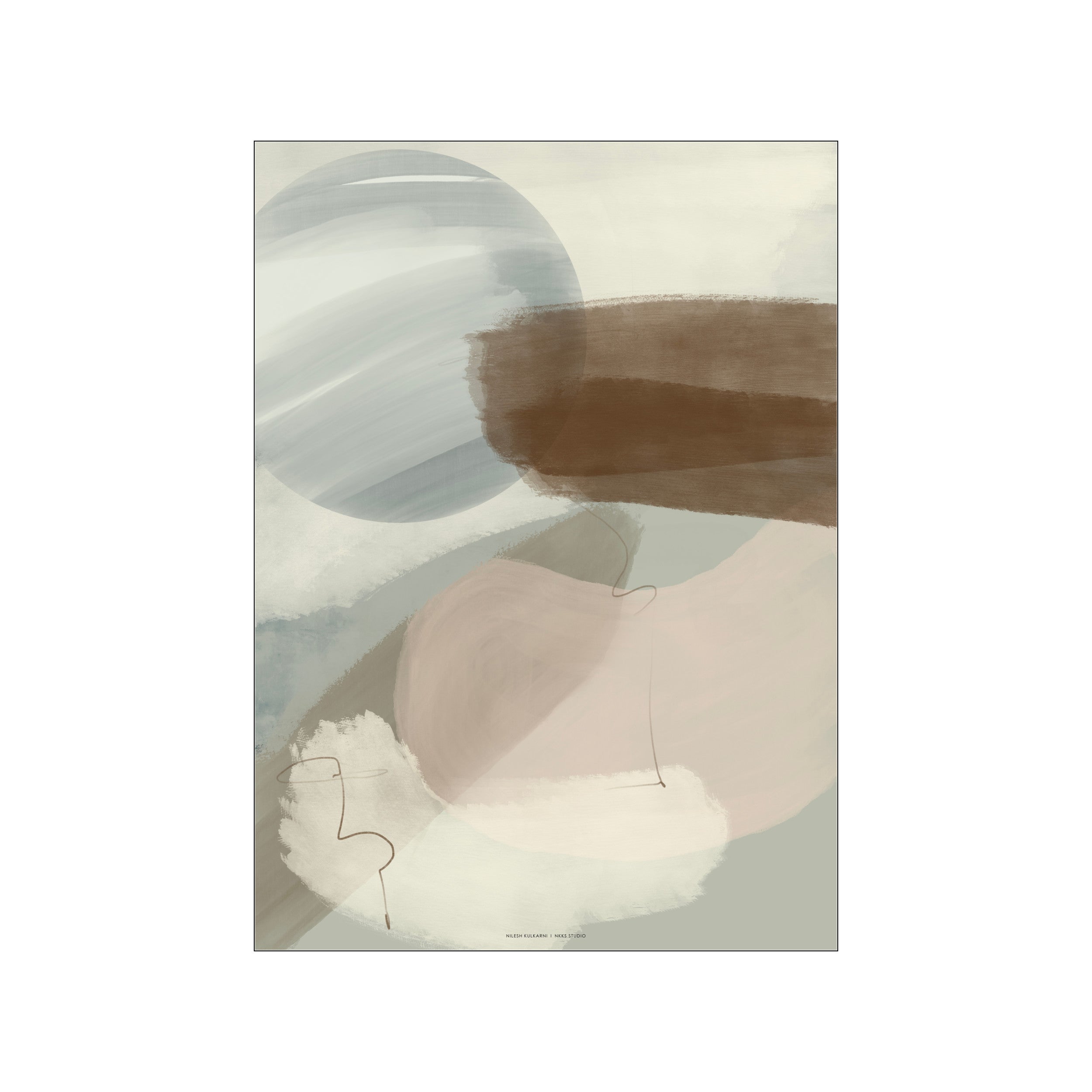 Abstract Earthy Forms – Poster & Frame Art Group