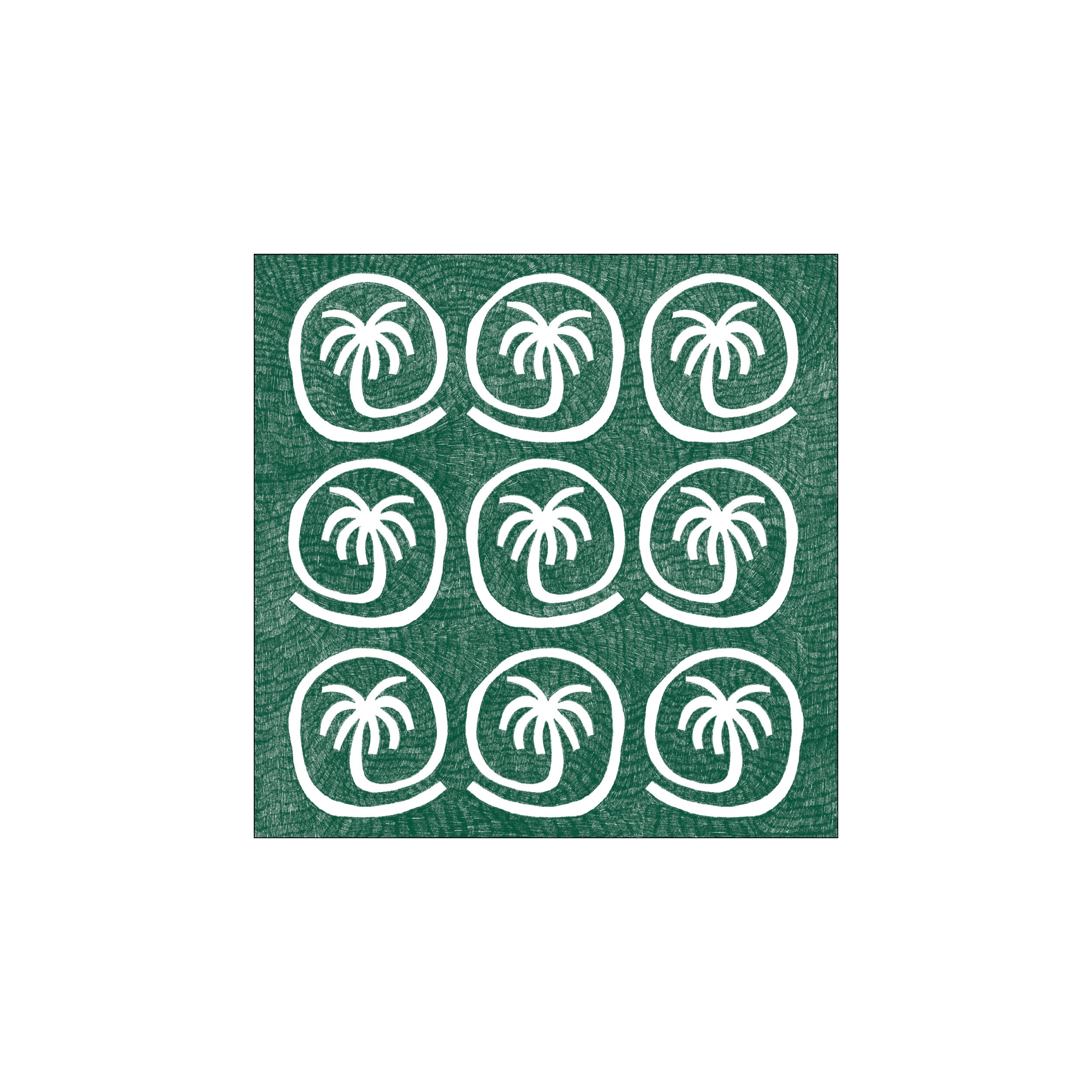 Palm Tree Tiles - Green – Poster & Frame Art Group