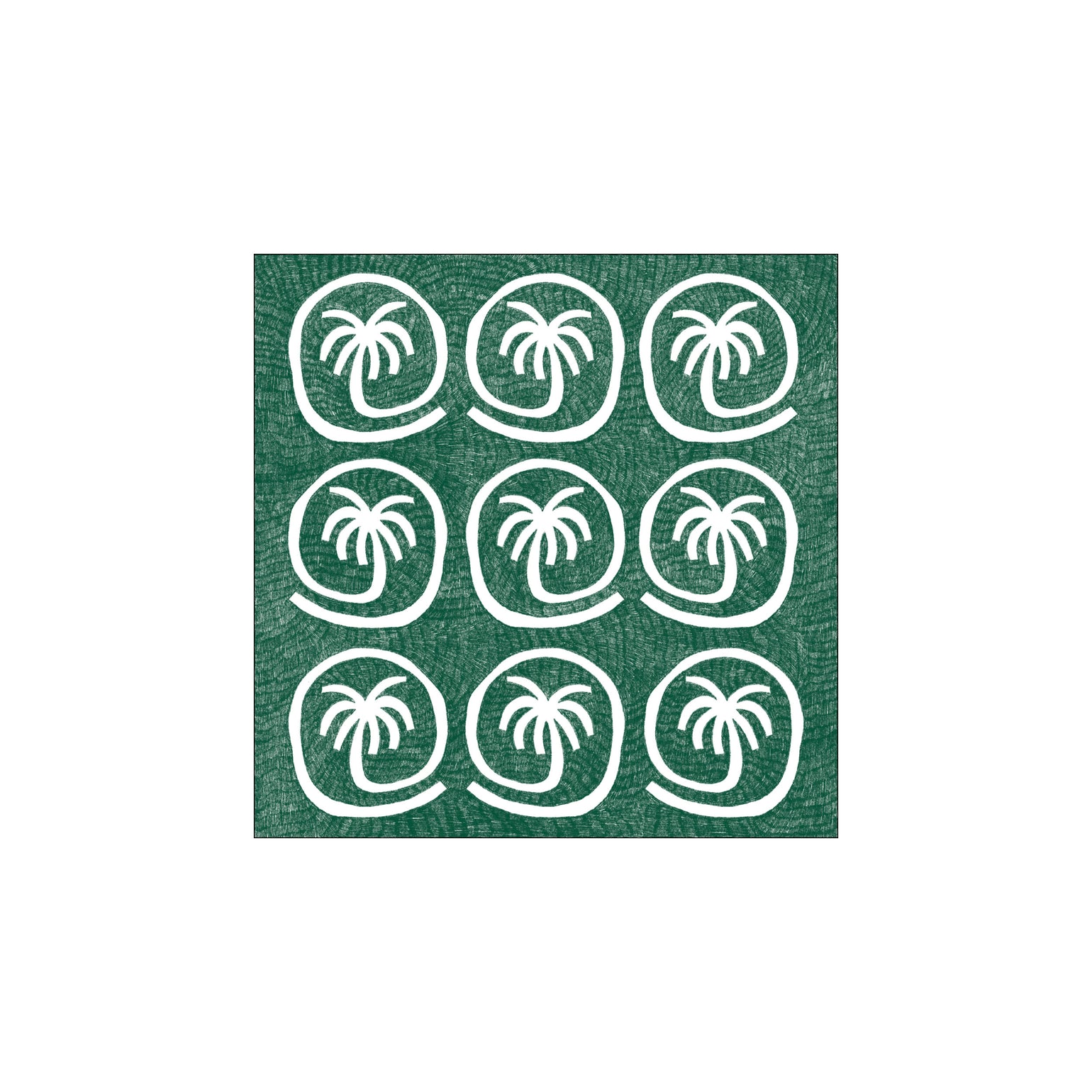 Palm Tree Tiles - Green – Poster & Frame Art Group