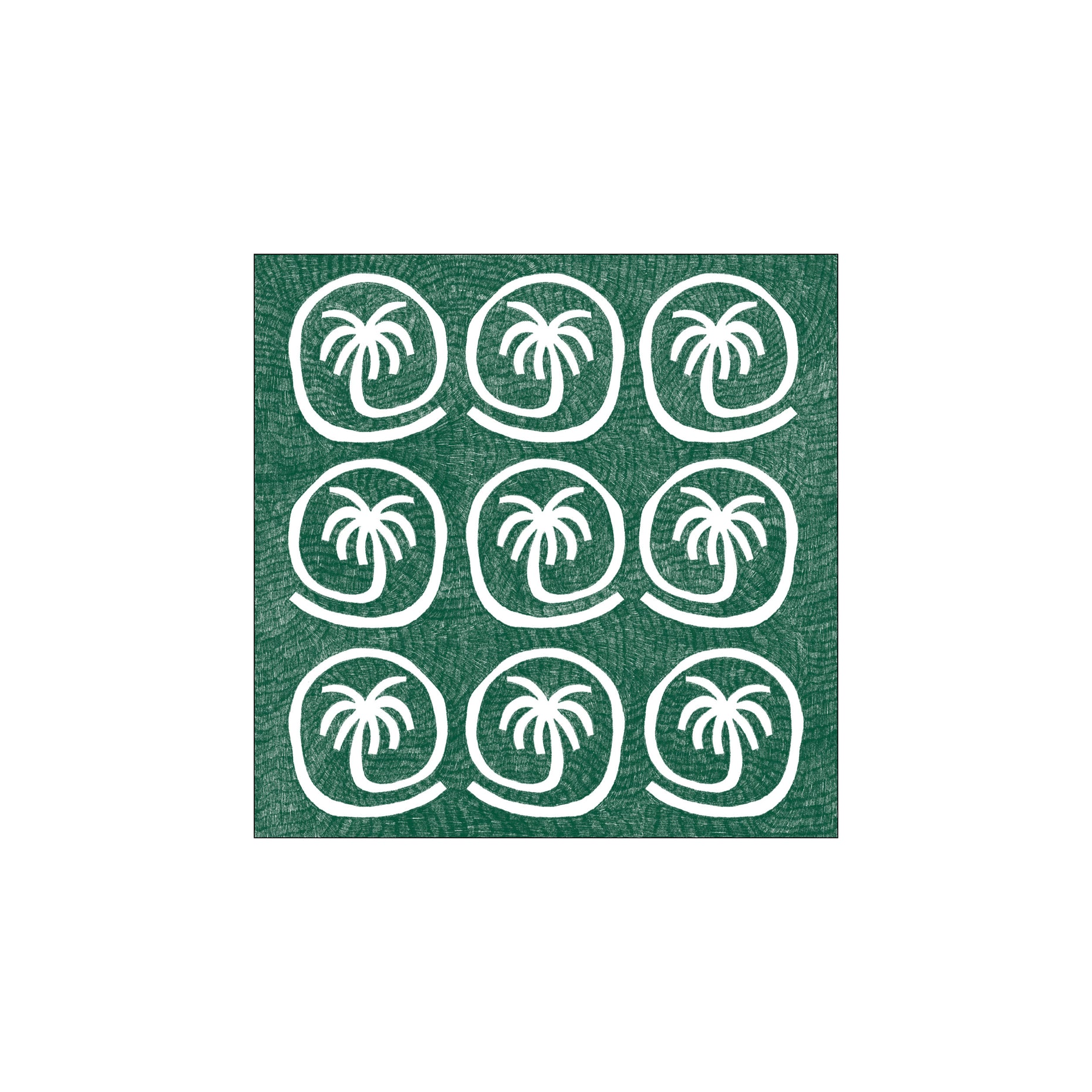Palm Tree Tiles - Green – Poster & Frame Art Group
