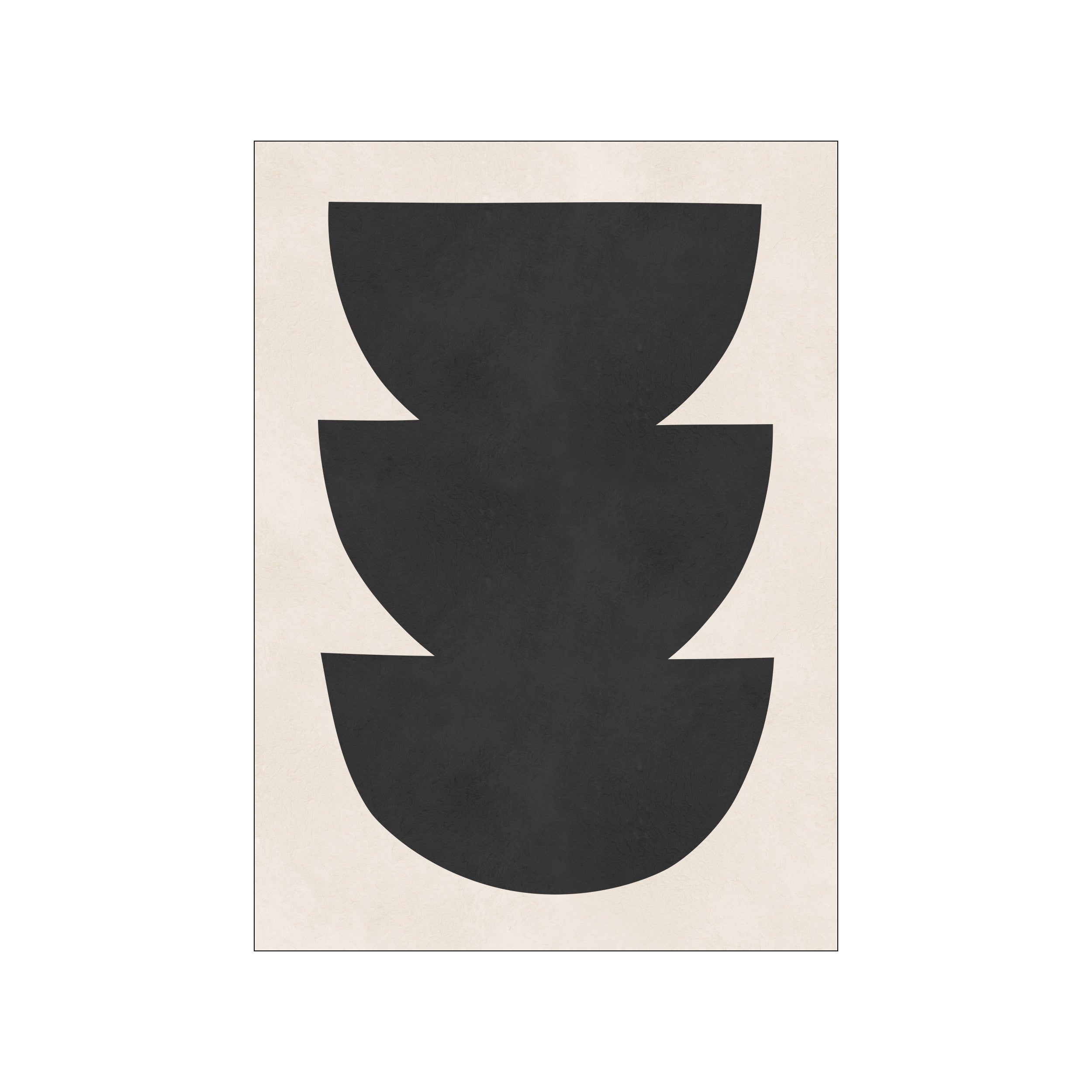 Black expressive form 6 – Poster & Frame Art Group