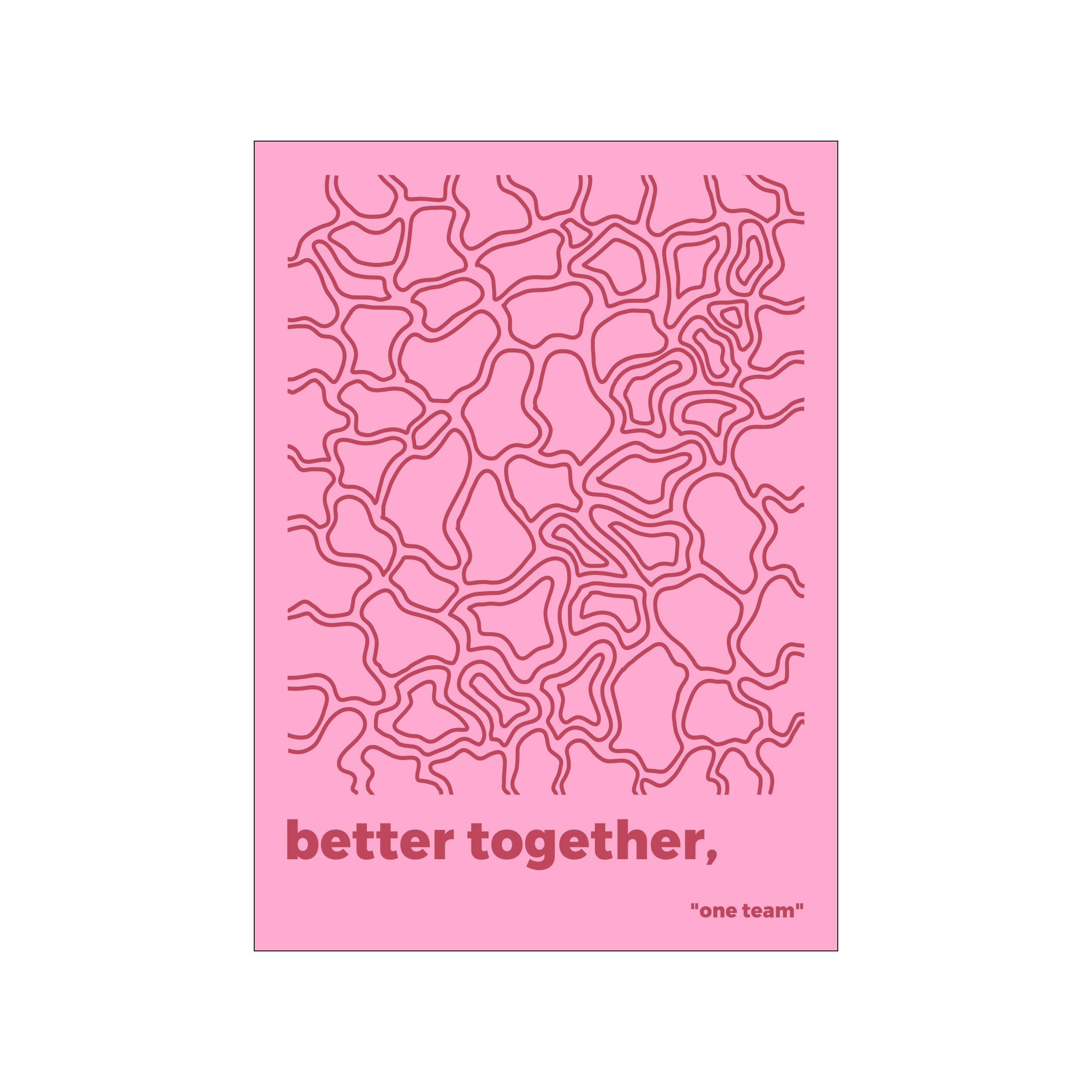 Better Together – Poster & Frame Art Group